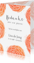 Bedankkaartjes overlijden - Rouwkaart bedankt | Kaartje2go