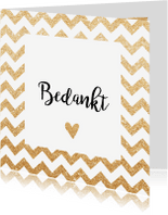 Bedankkaartjes maken - Mooie bedankkaart van Kaartje2go.be