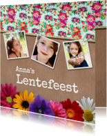 Uitnodiging lentefeest maken | Kaartje2go.be