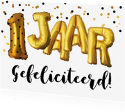 Verjaardag 1 jaar | verjaardagskaart kind | Kaartje2go