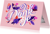 Bedankkaartjes maken - Mooie bedankkaart van Kaartje2go