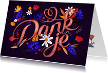 Bedankkaartjes maken - Mooie bedankkaart van Kaartje2go